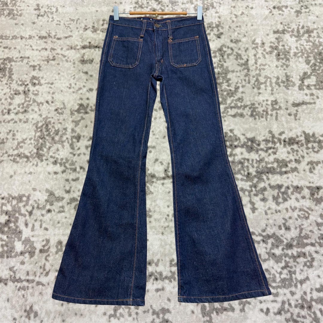 W26 Vintage 1970s Big John Super Flare Bell Bottom Jeans Size 26x27 - Etsy