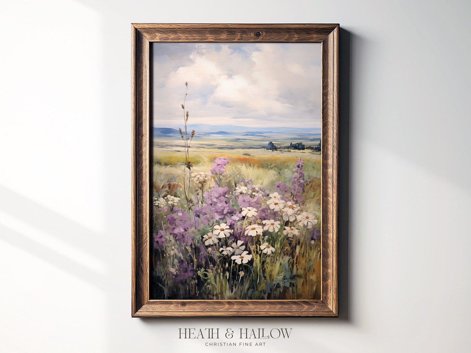 Lavender Fields Vintage Wall Art | Spring Cottagecore Decor | French ...