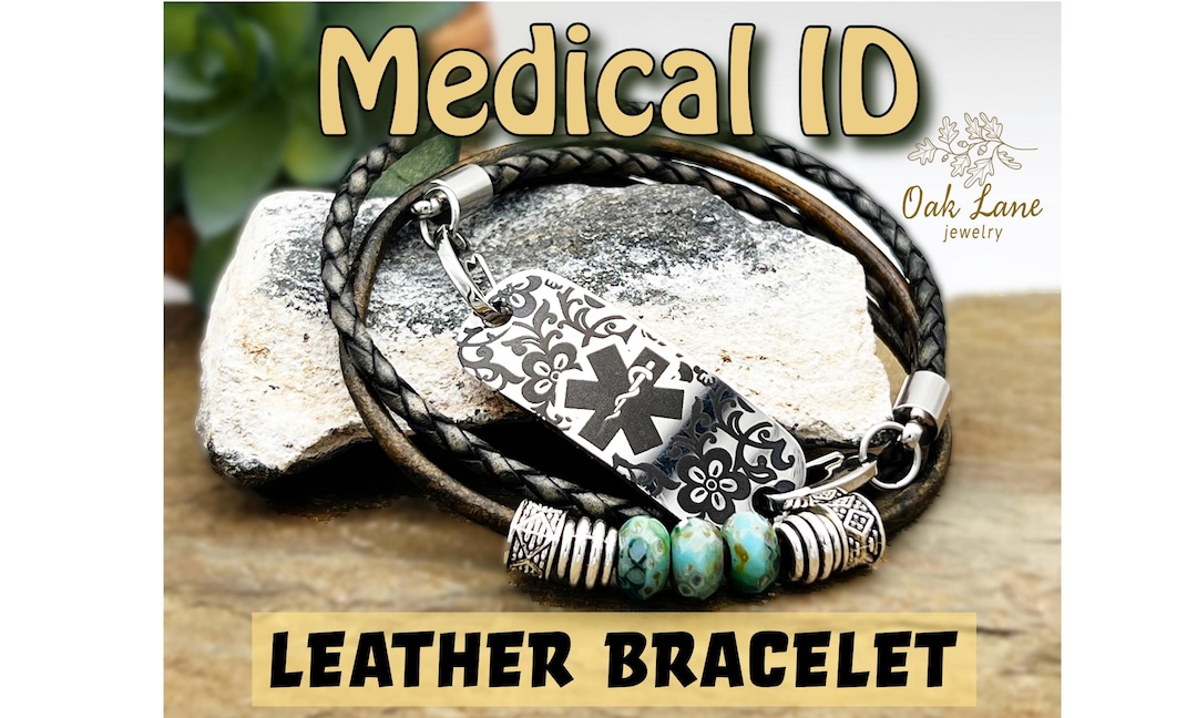 Medical Alert ID Bracelet for Women| Pretty Medical Bracelet ...