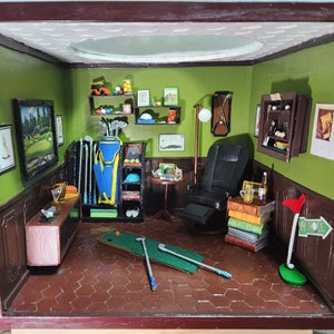 Golf Room Diorama - Etsy