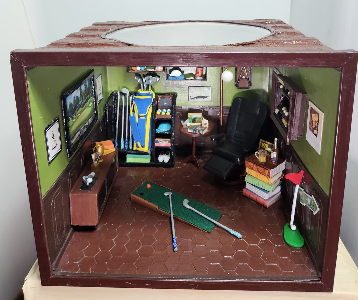 Golf Room Diorama - Etsy