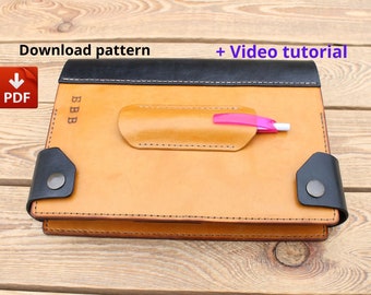 Leather Journal Cover Pattern | Etsy