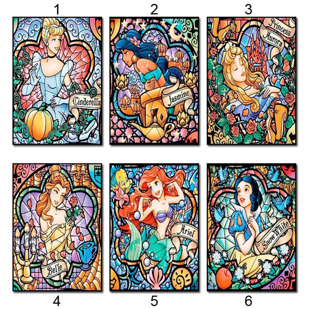 5D Diamond Painting Disney Princess Ariel-belle-snow - Etsy