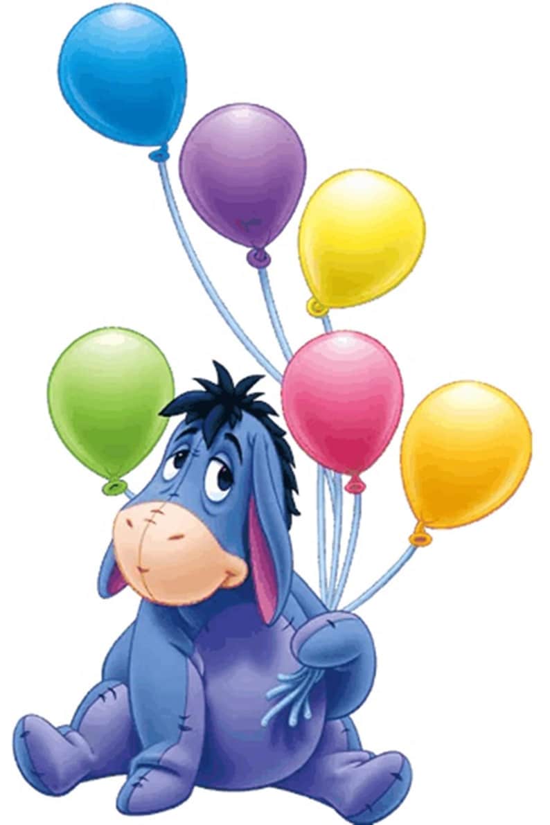 5D Diamond Painting Eeyore Balloon Full Square/round - Etsy Australia