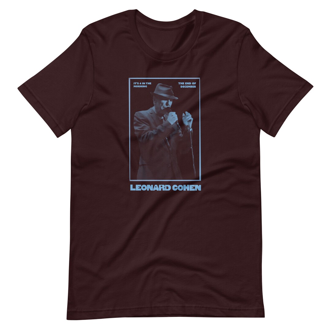 Leonard Cohen Live Vintage Tee, Unisex T-shirt - Etsy