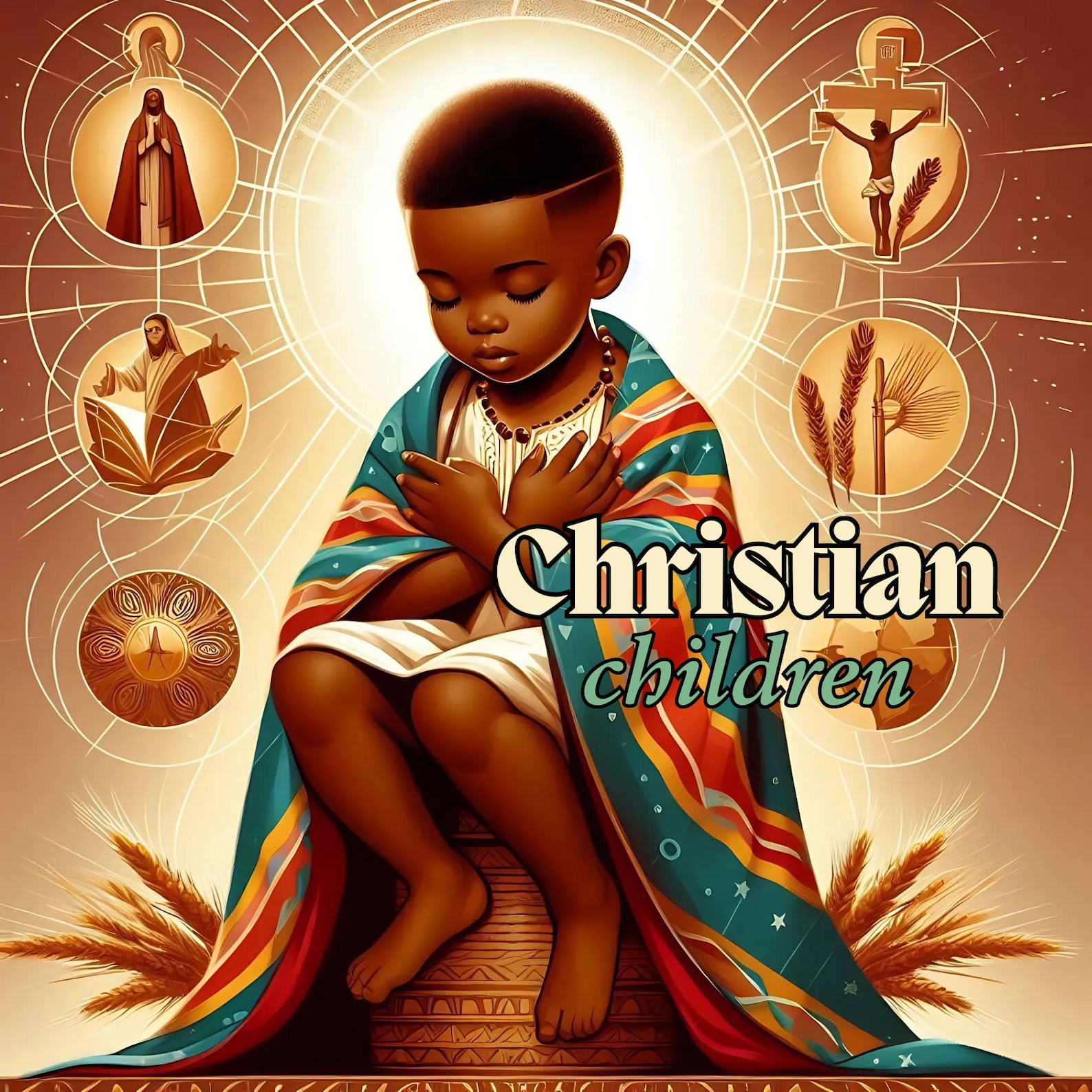 Christian African American Children Digital Art 10 PNG Images - Etsy