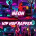 Neon Hip Hop Rapper Night Sky PNG Set Urban Theme Night Sky Moon 16 ...