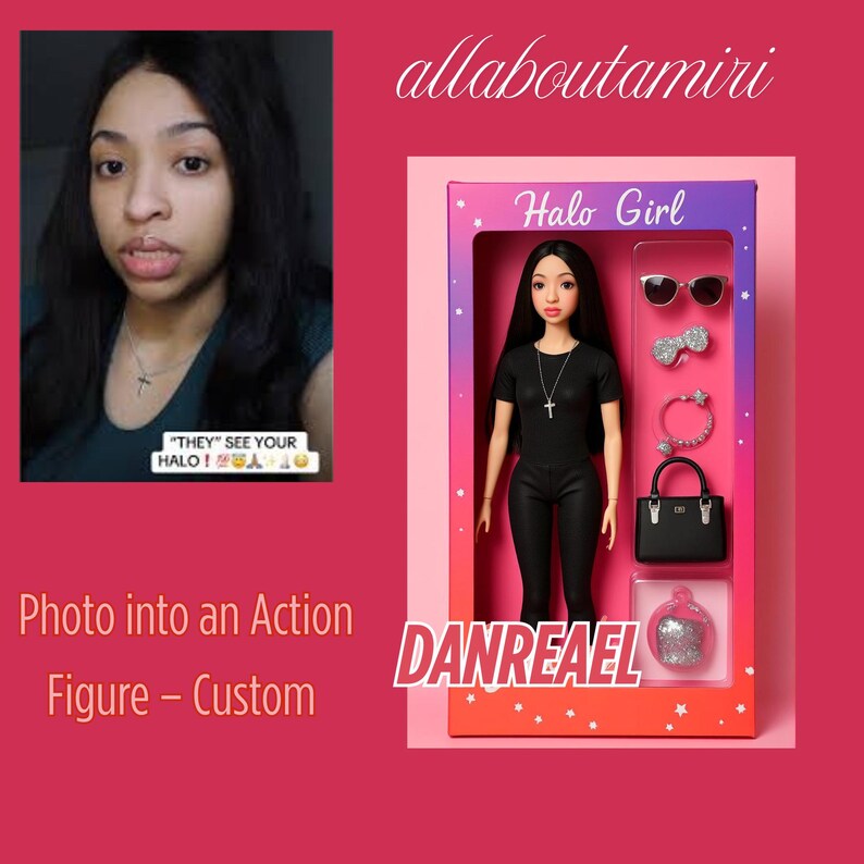 Personalized Action Figure Portrait: Custom Digital Art (digital ...