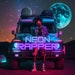 Neon Hip Hop Rapper Night Sky PNG Set Urban Theme Night Sky Moon 16 ...