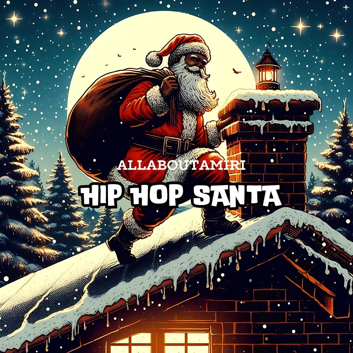 Hip Hop Santa PNG Clipart: 36 Festive Images (digital Download) - Etsy