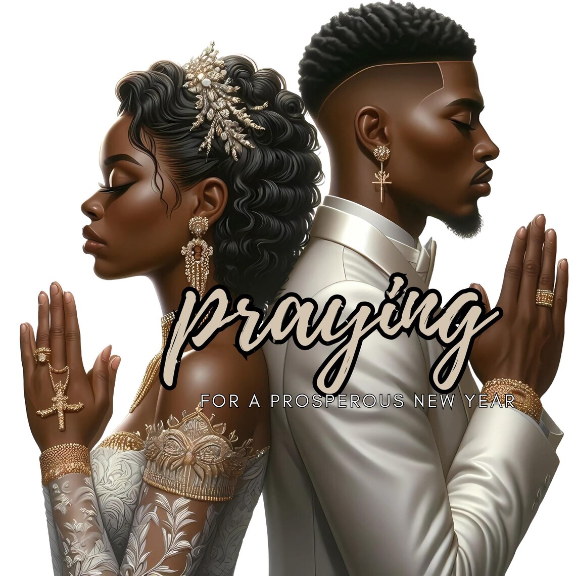 Praying African American Couples Art: Silhouette PNG Images (53 Files ...