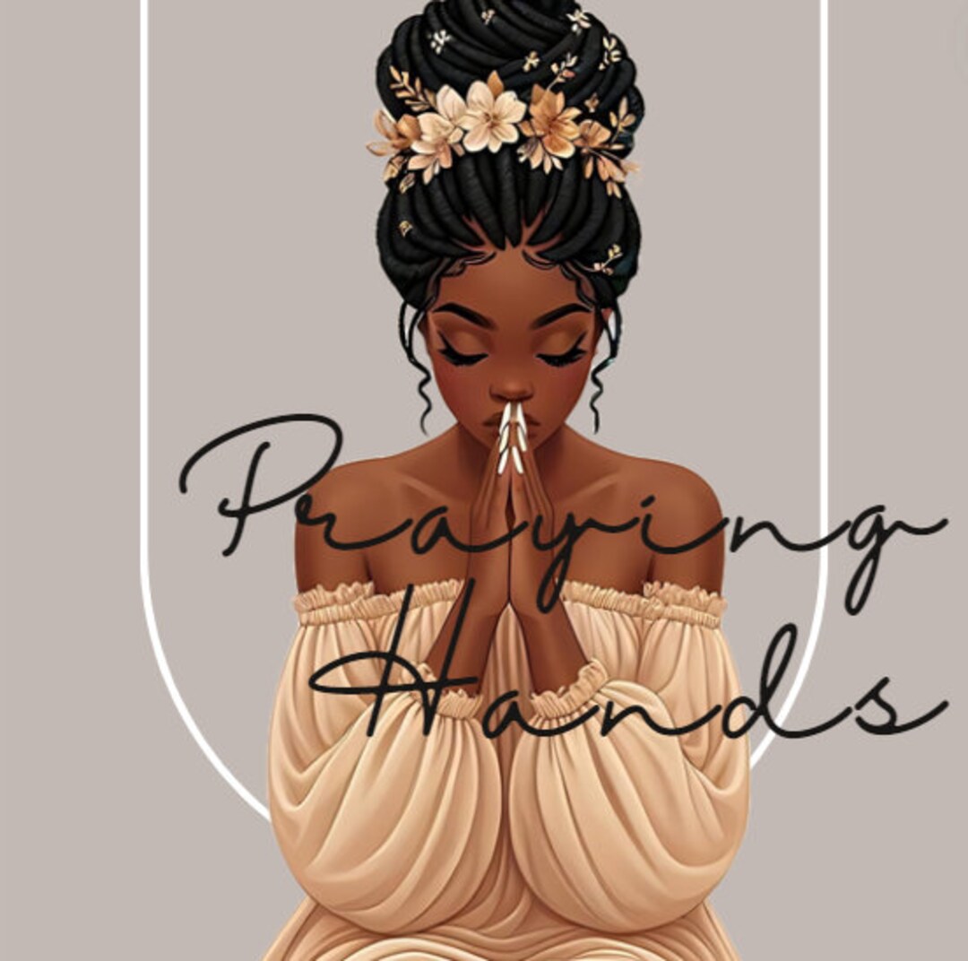 Praying Hands PNG: Trust God Religious Sublimation Design (digital ...