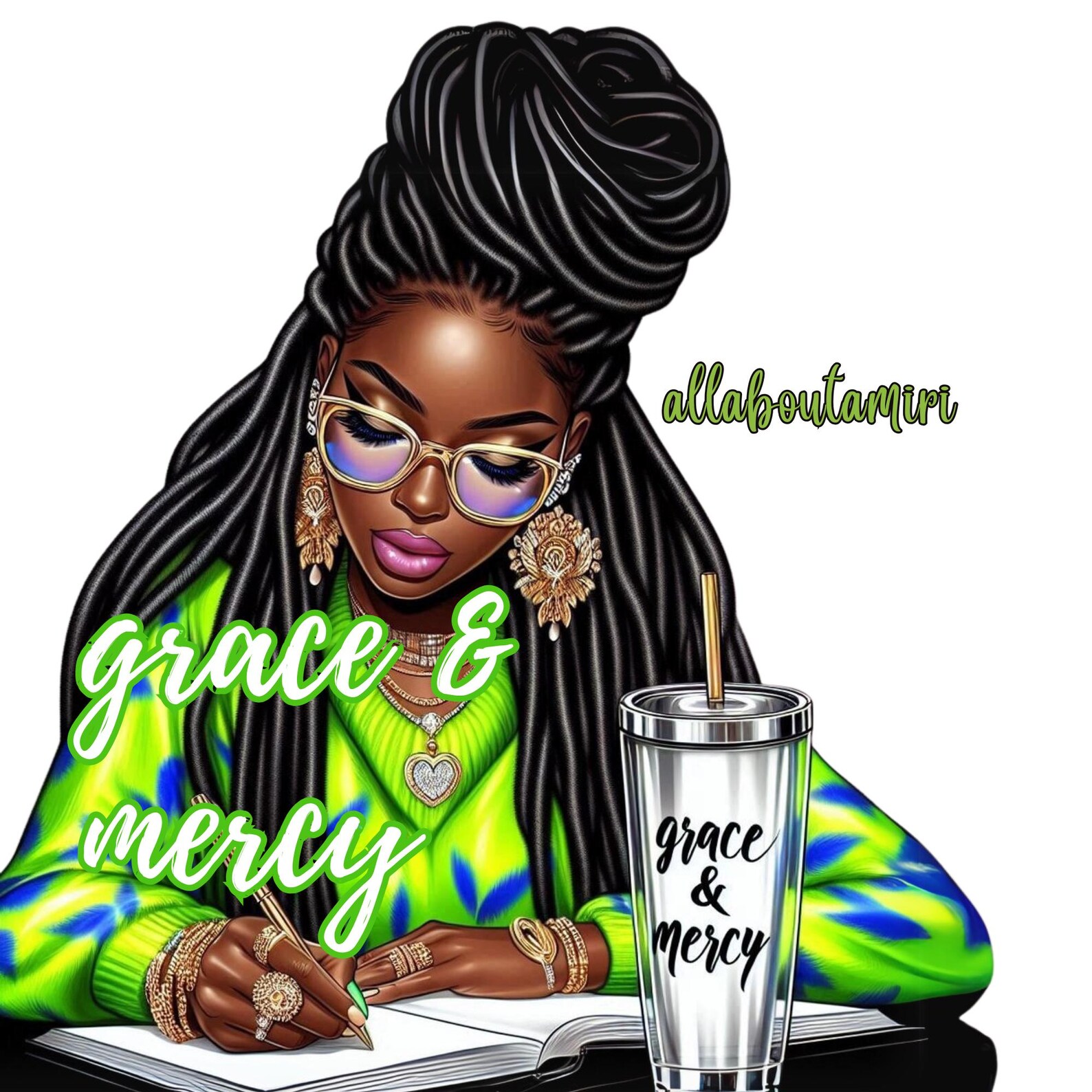 More Grace and Mercy #2 African American Christian Art Inspirational ...