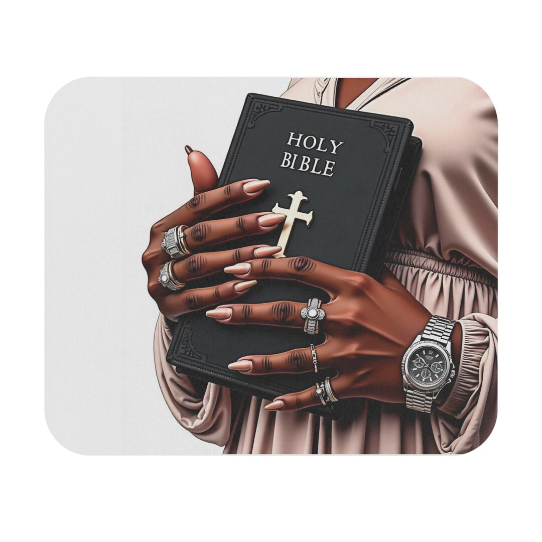 Elegant Christian Mouse Pad - Bible Design for Home Office ...