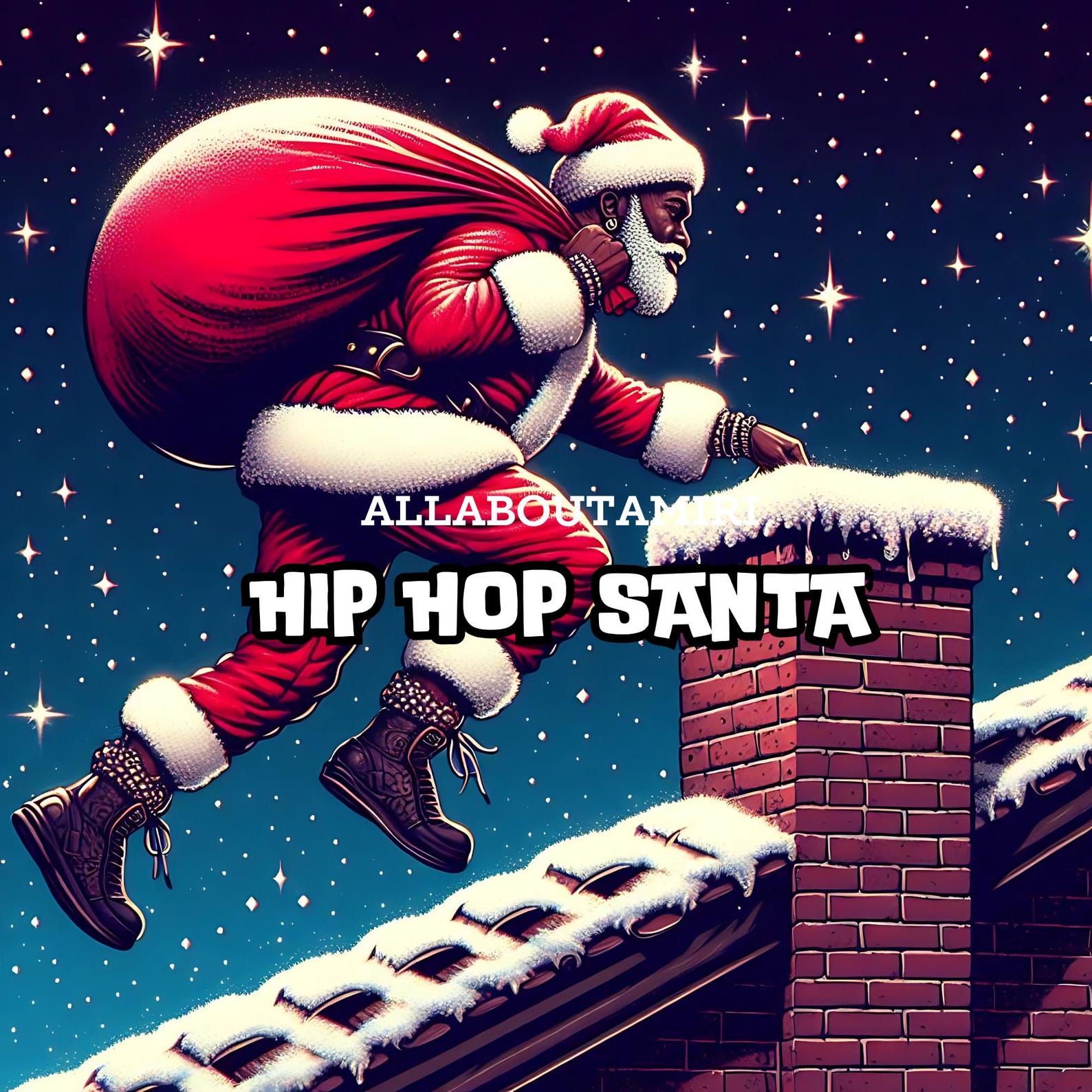 Hip Hop Santa PNG Clipart: 36 Festive Images (digital Download) - Etsy