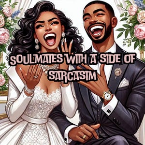 Hilarious Wedding African American Bride Groom 16 PNG Images Laughter ...