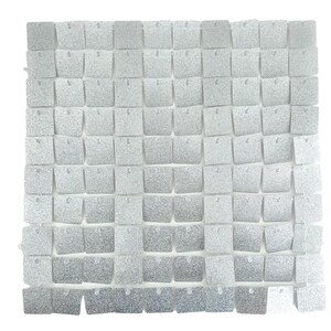 Shimmer Wall Sequin Panels: Blush Blooms Backdrop, 28 Interlocking ...