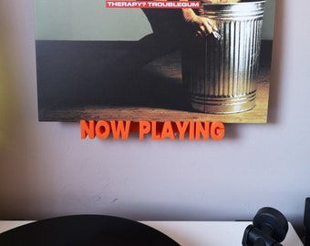 Now Playing - Record LP Wood Display Shelf - Etsy