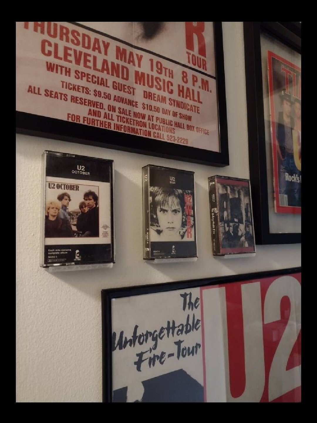 Tape Display Shelf Music Cassette Shelves Album Wall Mount not for VHS ...