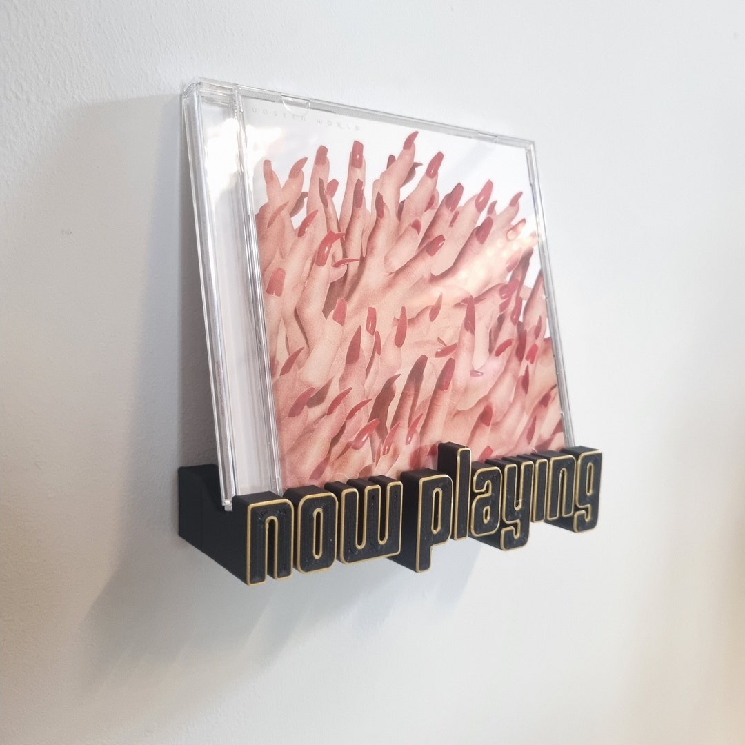 Now Playing CD Shelf, Wall Mounted CD Display Ledge - Etsy