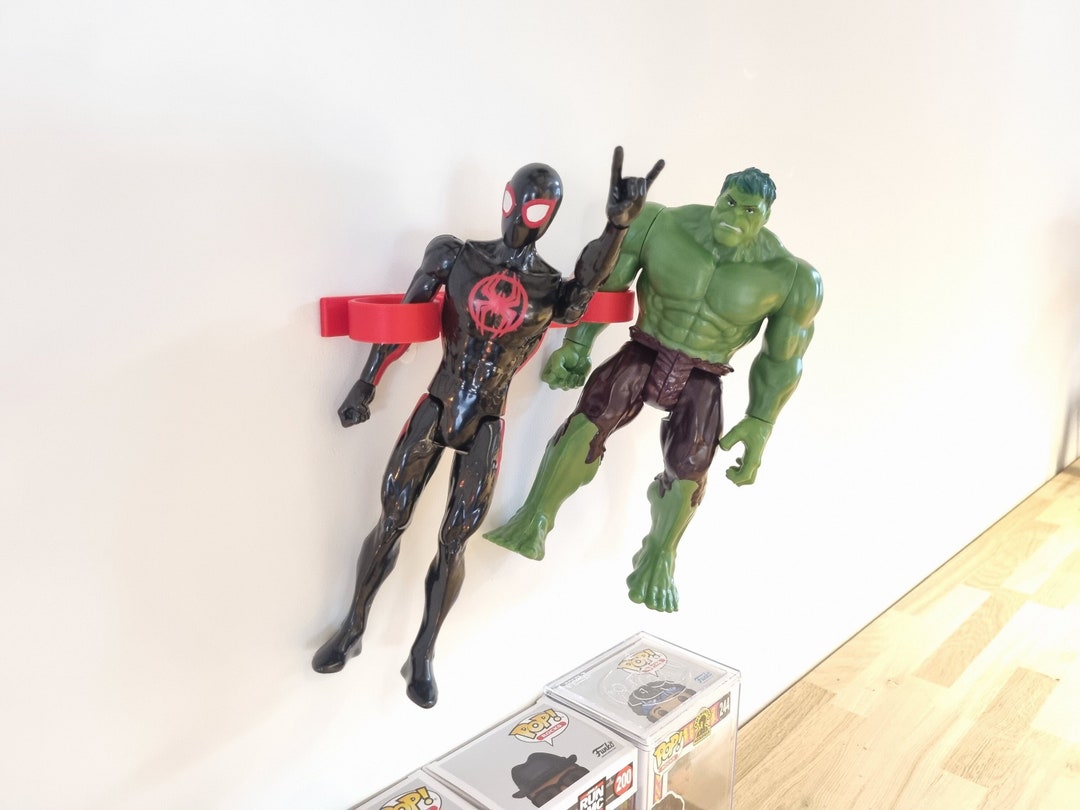 Action Figure Wall Mounts, Storage Hoops for Hero Toys, Brackets for ...