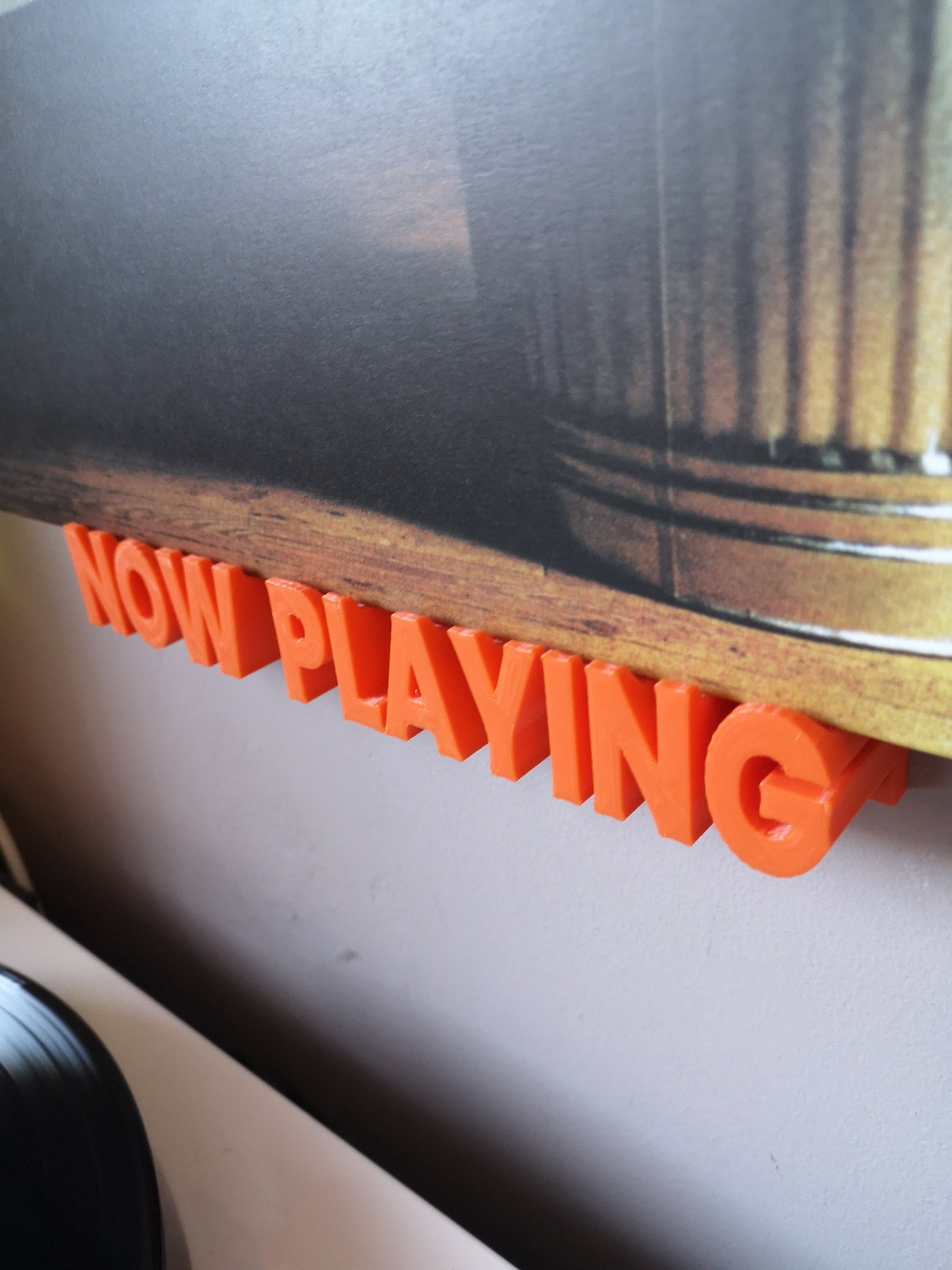 Large Now Playing Wall Mounted Vinyl Record Display Shelf - Etsy UK