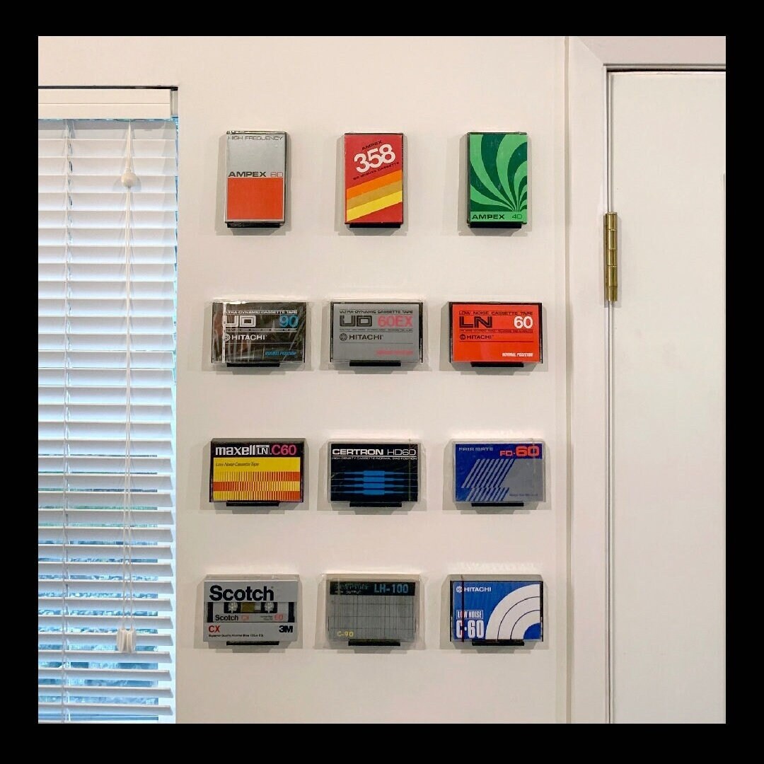 Tape Display Shelf | Music Cassette Shelves | Album Wall Mount (not for ...