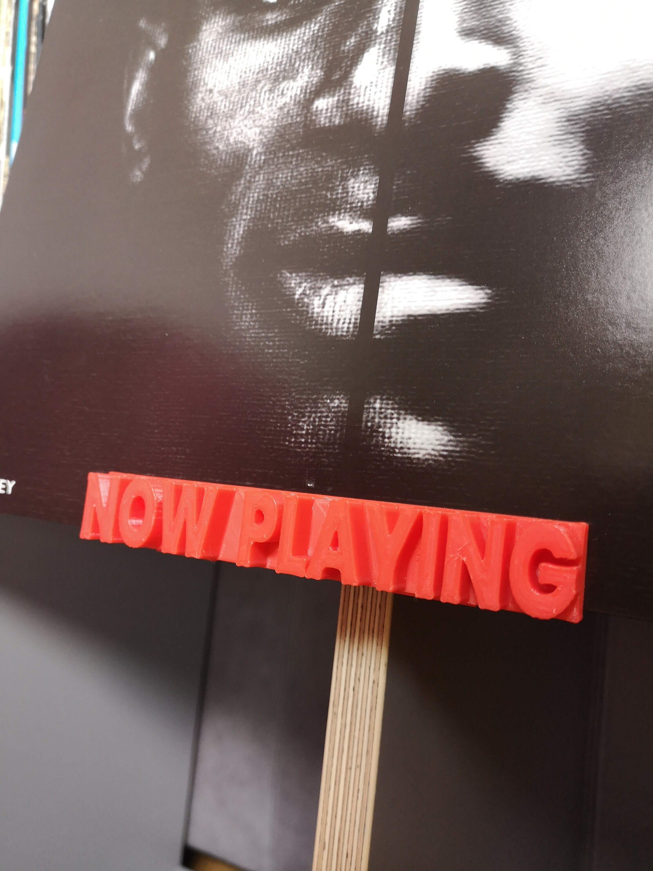 Large Now Spinning wall mounted vinyl record display shelf — No Time ...