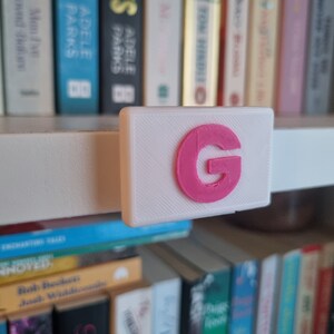 Alphabet Shelf Labels for Billy Bookcase, Home Library Book Case ...