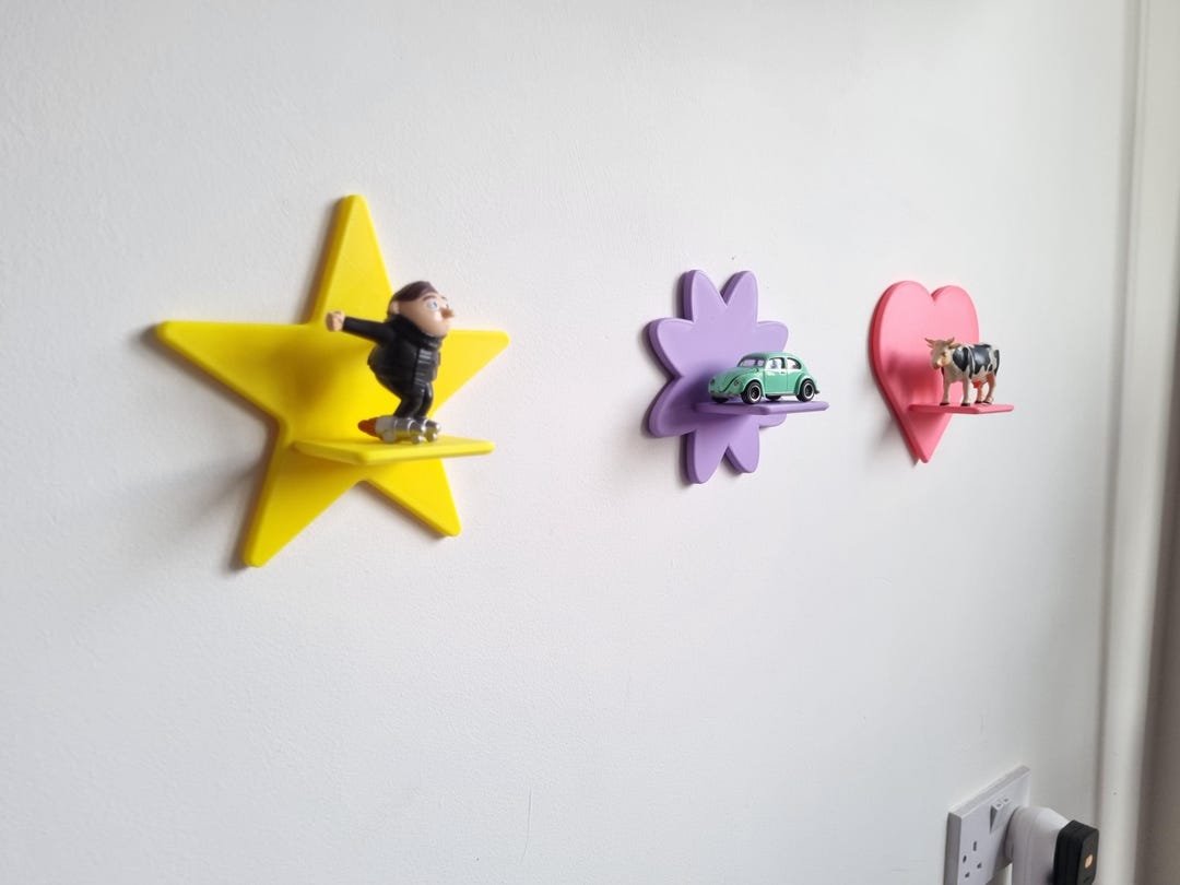 Cute Trinket Display Shelf, Swappable Toy and Collectibles Shelves - Etsy