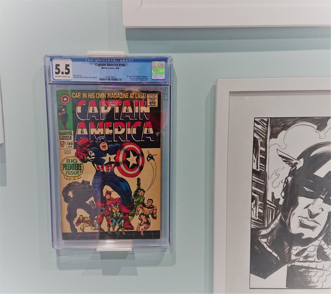 CGC Comic Display Brackets (wall Mounted Display Bracket for Your CGC ...