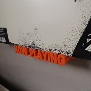 Now Playing Wall Mounted Vinyl Record Display Stand - Etsy Australia