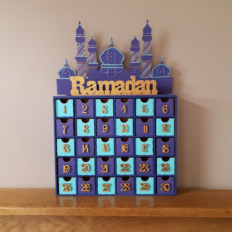 Ramadan Calendar, Ramadan Wooden Calender, Ramadan Decoration ...