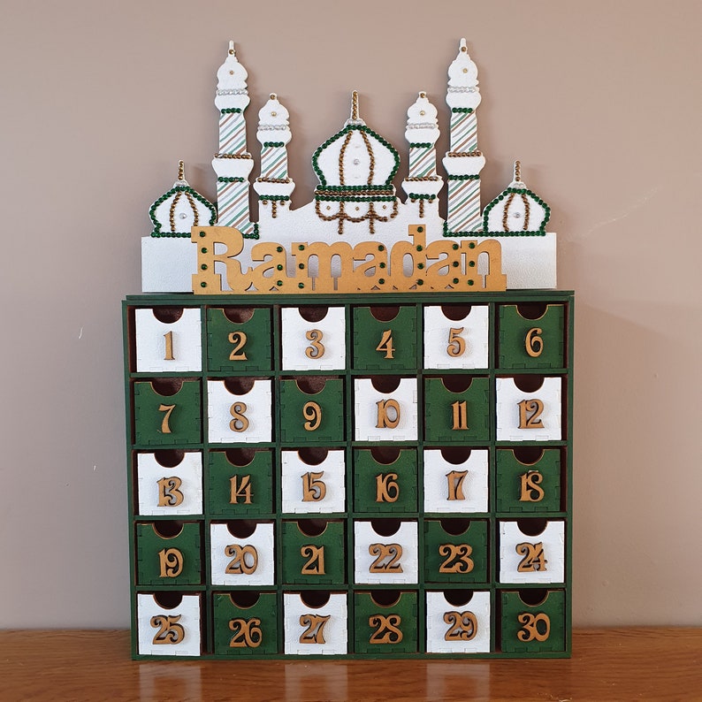 Ramadan Calendar, Ramadan Wooden Calender, Ramadan Decoration ...