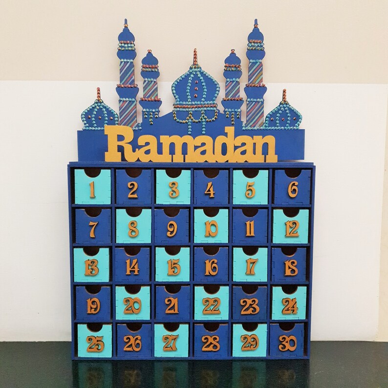 Ramadan Calendar, Ramadan Wooden Calender, Ramadan Decoration ...