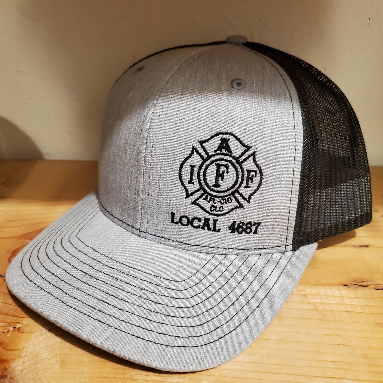Local IAFF Custom Trucker Hat Firefighter Fire Union | Etsy