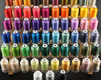 Brothread Embroidery Thread Color Chart - Etsy