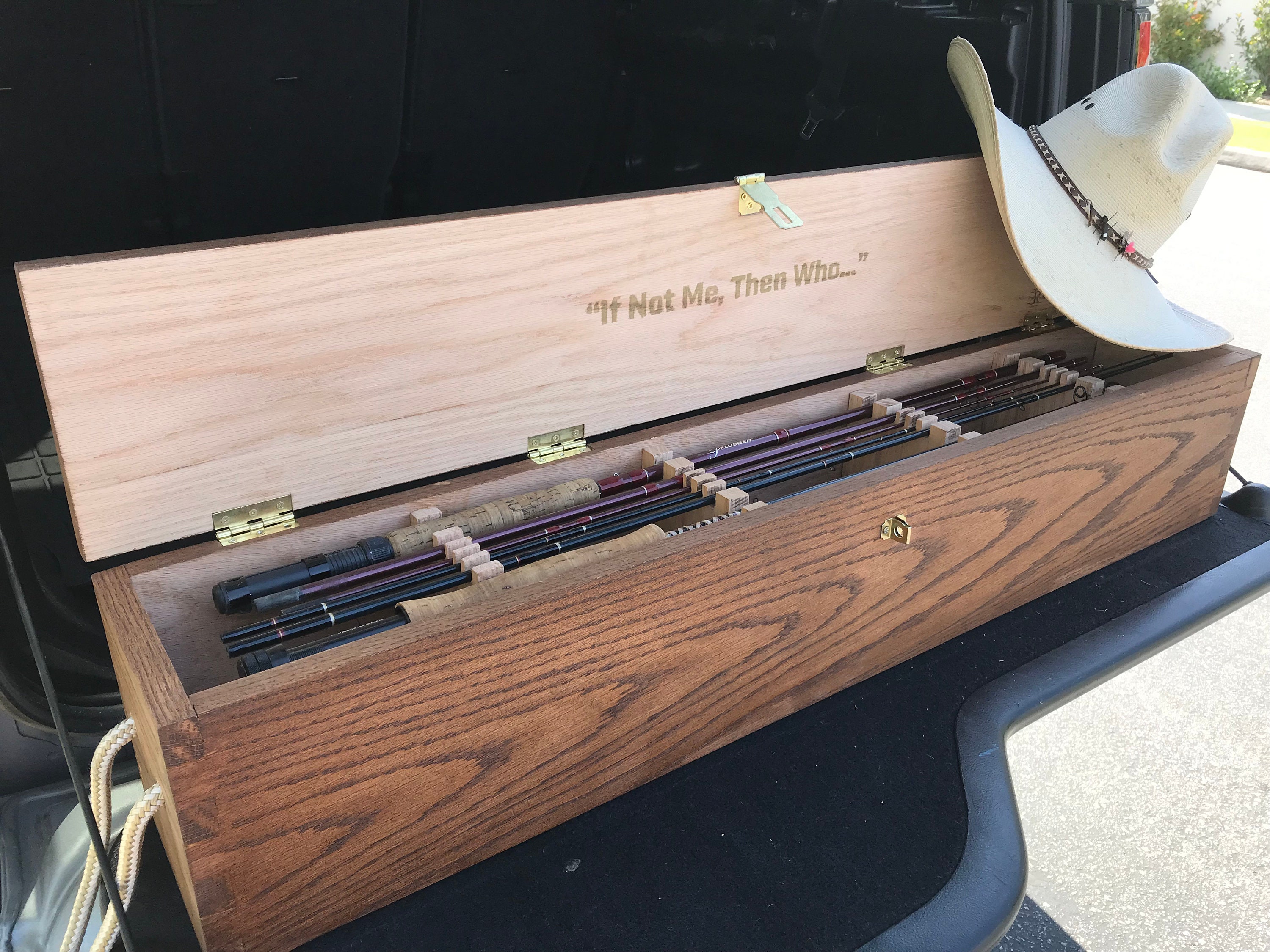 Wooden Fly Rod/fishing Rod Box - Etsy