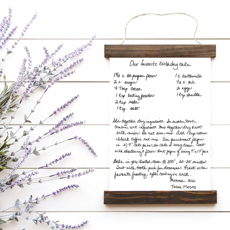Hand Written Recipe Gift - 60+ Gift Ideas for 2025