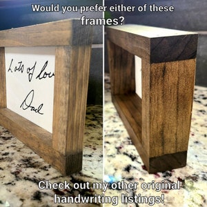 Custom Handwriting Canvas Sign With Photo Option Add-on - Etsy