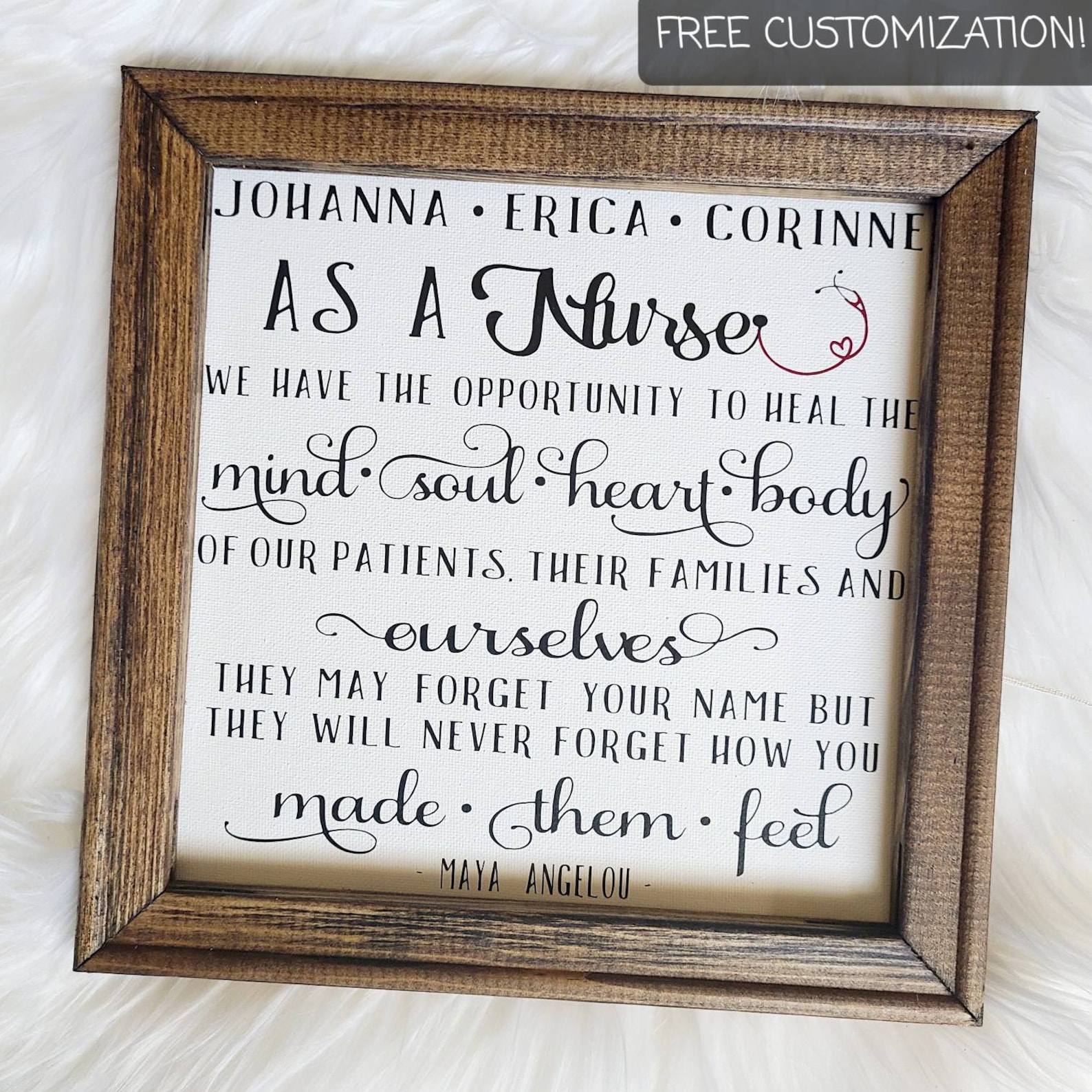 As a Nurse Sign Inspirational Sign Nurse Sign Gift for - Etsy