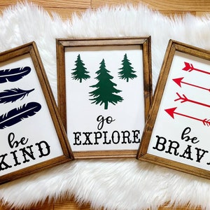 Rustic Nursery Signs Woodland Nursery Decor Rustic Baby Decor Woodland ...