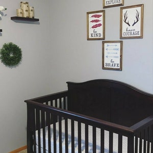 Rustic Nursery Signs | Woodland Nursery Decor | Rustic Baby Decor ...