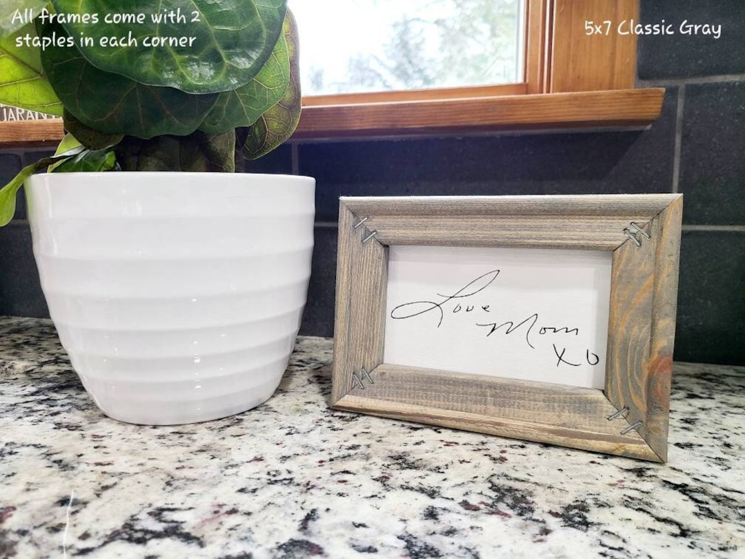 Original Handwriting Gift | Custom Handwriting Canvas Sign ...