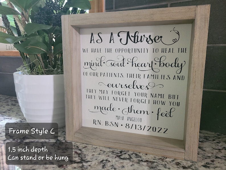 As a Nurse Sign Inspirational Sign Nurse Sign Gift for - Etsy