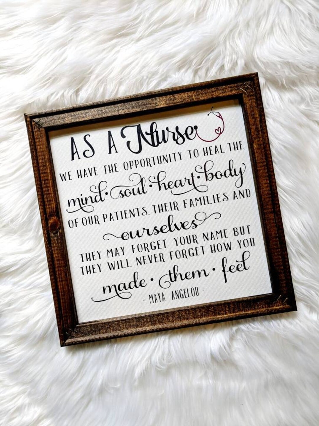 As a Nurse Sign | Inspirational Sign | Nurse Sign | Gift for Nurse ...