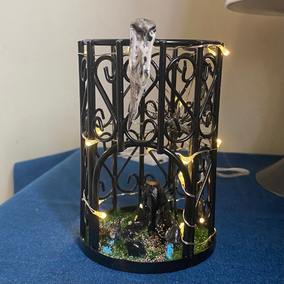 The Realm of the Dark Witch Fairy-light up Diorama - Etsy