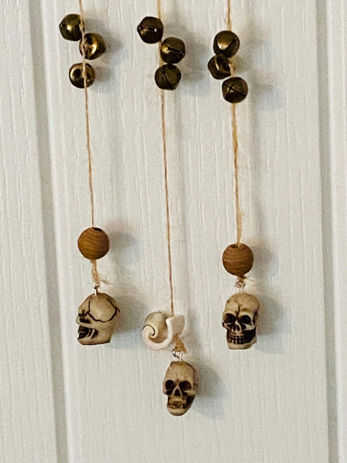 Skull and Rabbit Bone Witches Bells for Luck and Protection - Etsy