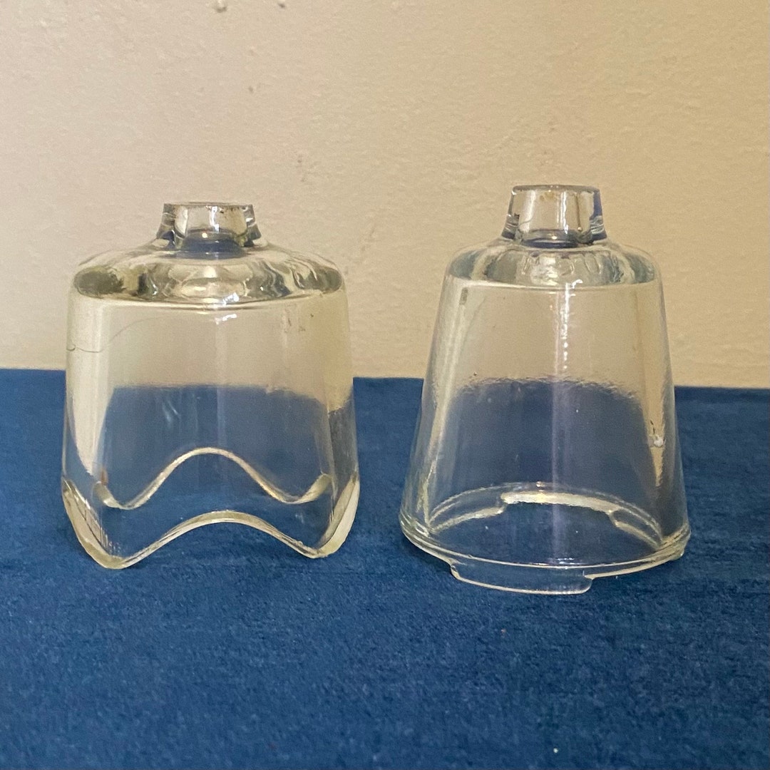 Pair of Vintage Glass Pie Funnels Pyrex and Phoenix - Etsy