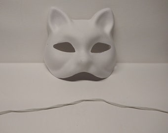 Cat Mask Therian Plain - Etsy